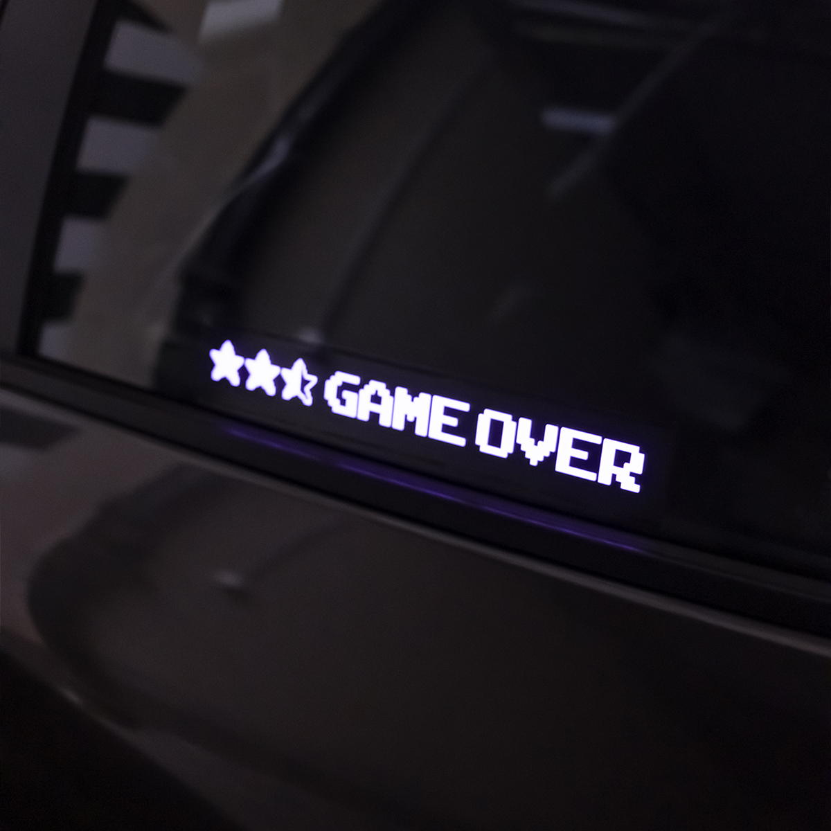 Glow-панель “GAME OVER” – Underteam
